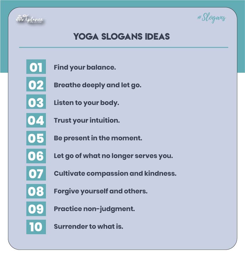 Yoga Day Slogan Tiplance