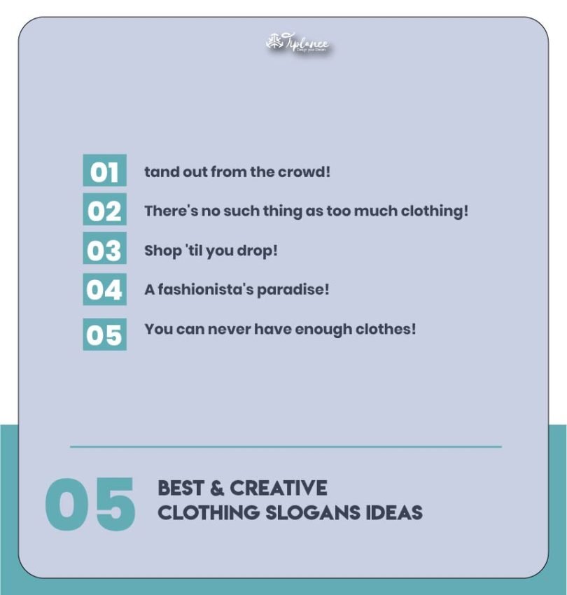 125+ Creative Clothing Brand Slogans & Taglines - Tiplance