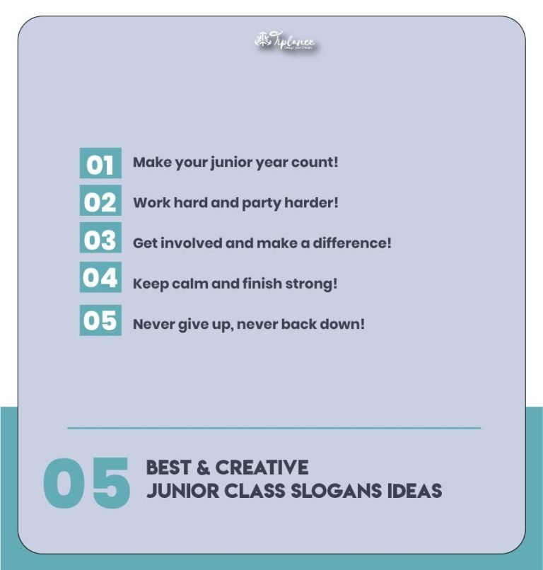 109+ Attractive Junior Class Slogans & Example Ideas - Tiplance