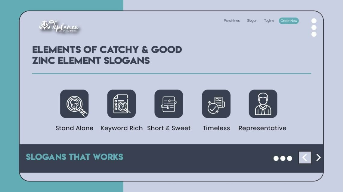 117+ Popular Zinc Element Slogans Taglines & Examples - Tiplance