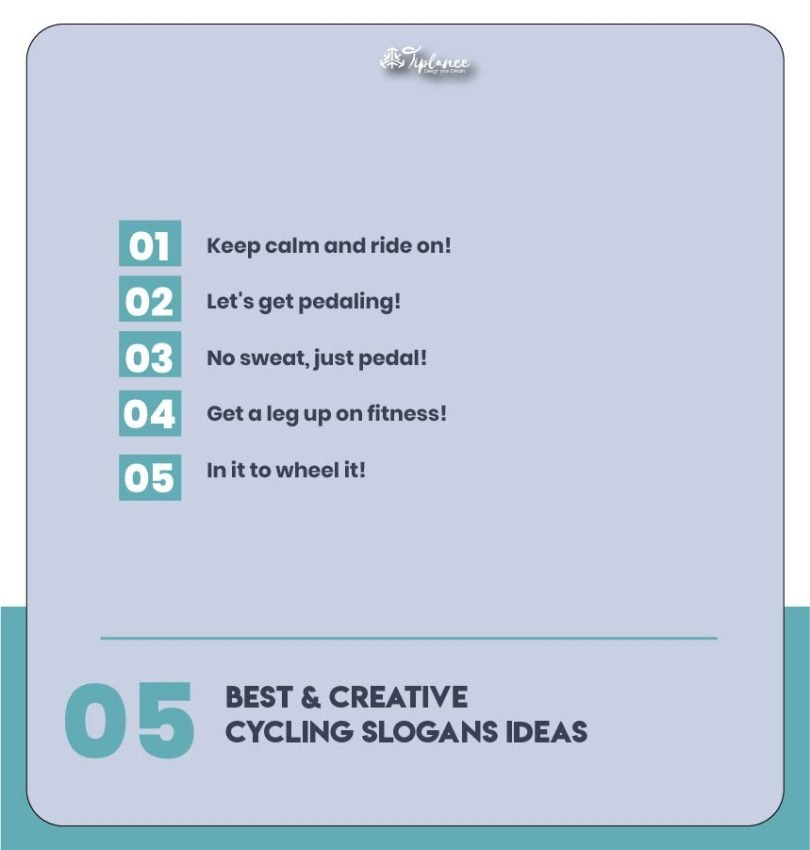 101+ Best Cycling Slogans Ideas & Examples - Tiplance