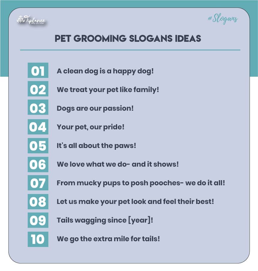 101 Best Pet Grooming Slogans Ideas Examples Tiplance