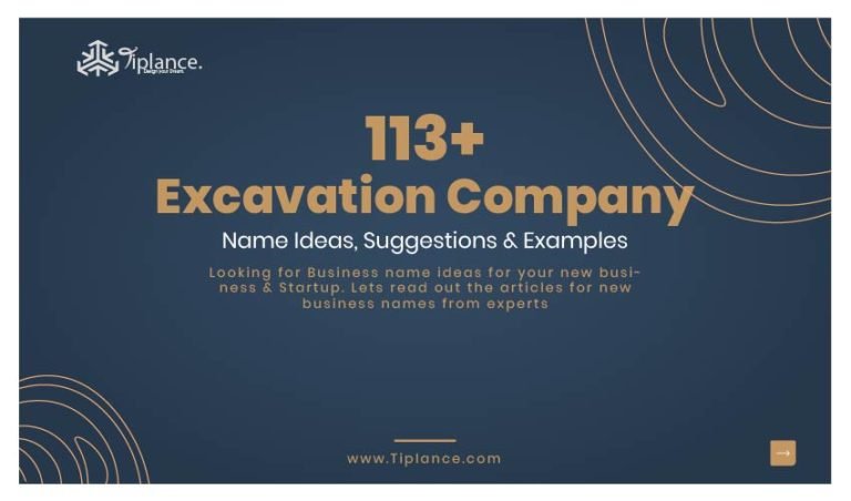 417 + Perfect Excavation Company Name Ideas & Suggestion - Tiplance