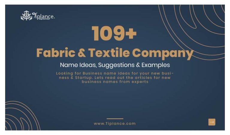 109+ Famous Fabric & Textile Company Names & Examples - Tiplance