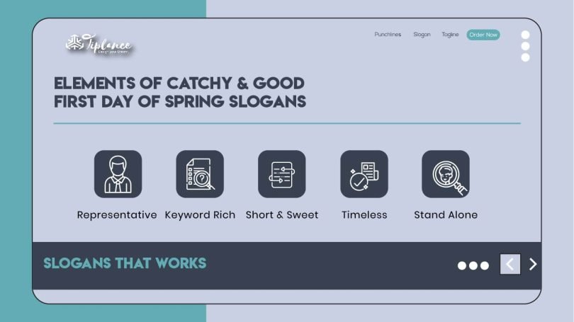 109+ Best First Day of Spring Slogans Examples & Ideas - Tiplance