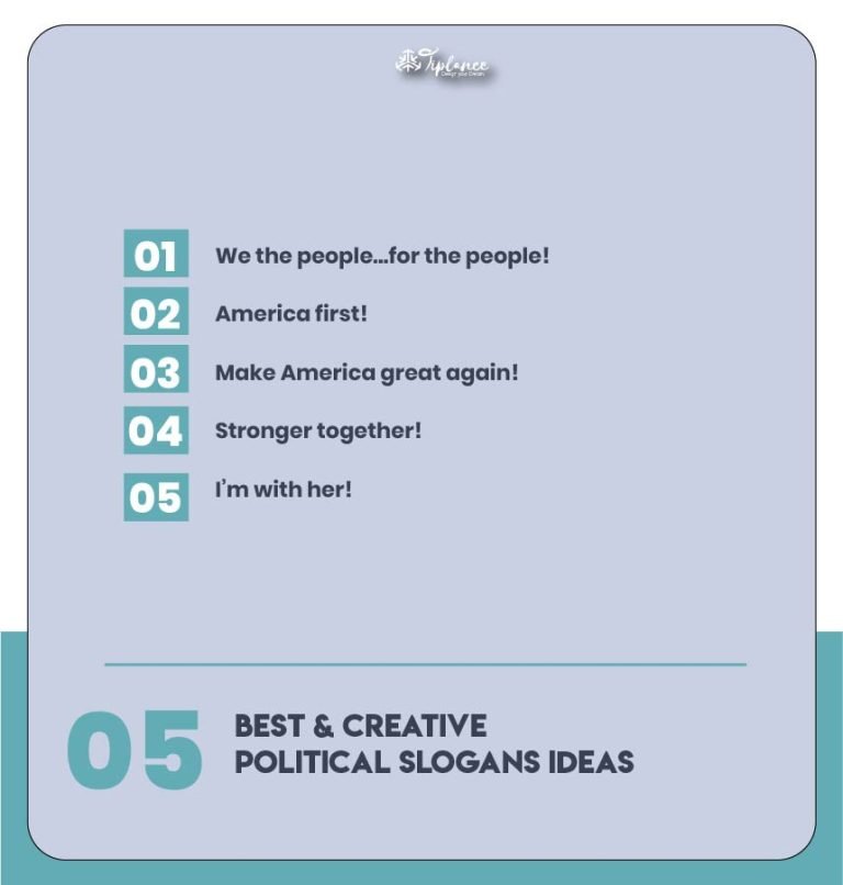 117+ Powerful Political Slogans Taglines & Ideas - Tiplance