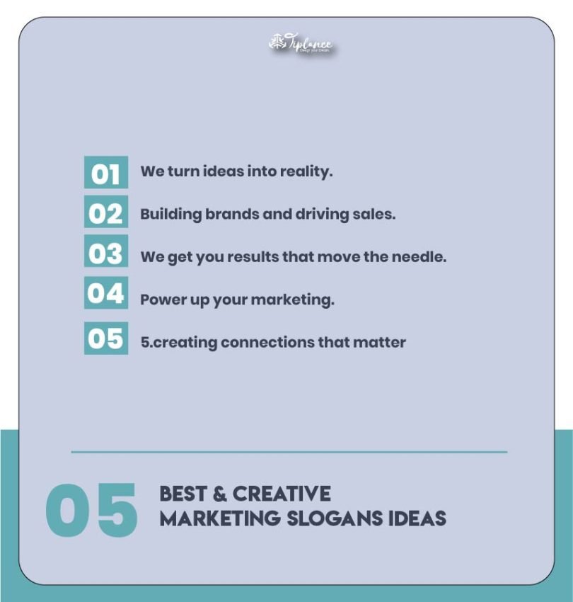 101+ Creative Marketing Slogans & Taglines ideas - Tiplance