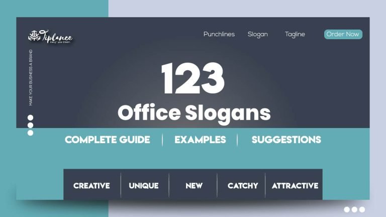 123+ Best Office Slogans Examples & Samples - Tiplance
