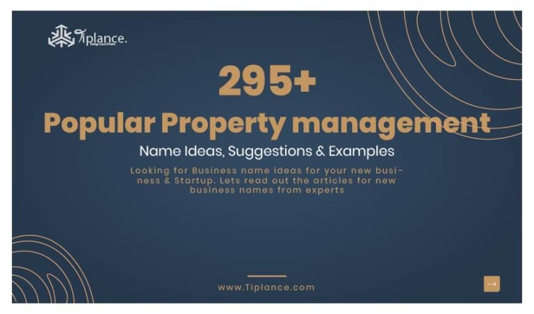 295 + Popular Property management names Ideas & Example - Tiplance