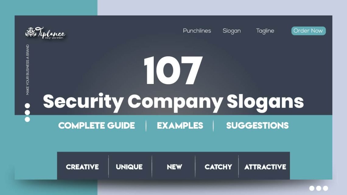 107+ Gorgeous Security Company Slogans Samples & Ideas - Tiplance