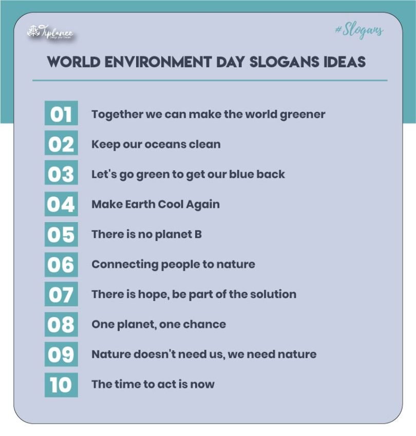 111+ Best World Environment Day Slogans Taglines & Ideas