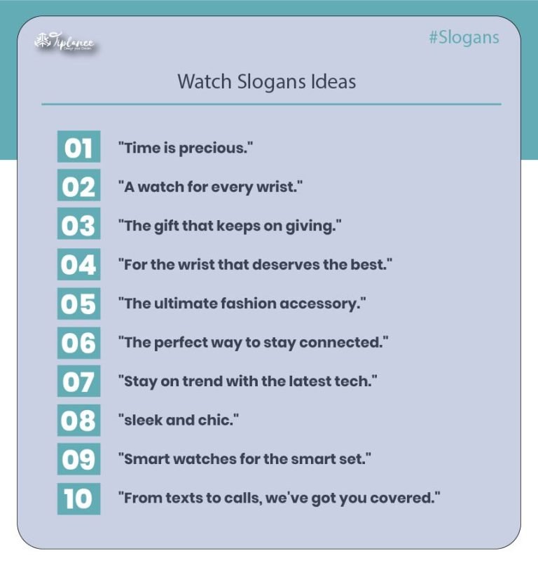 101+ Popular Watch Slogans & Taglines ideas - Tiplance