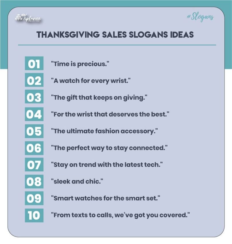 Smart watch slogans - Tiplance