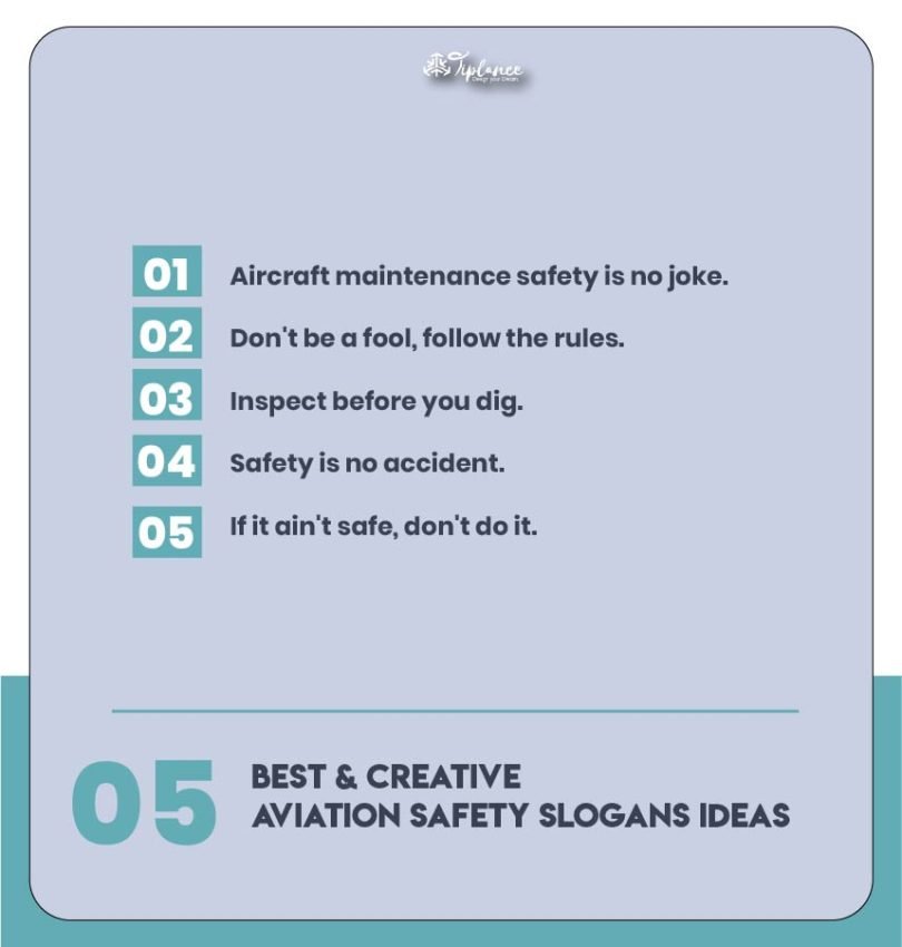 115+ Creative Aviation Safety Slogans Taglines & Sample